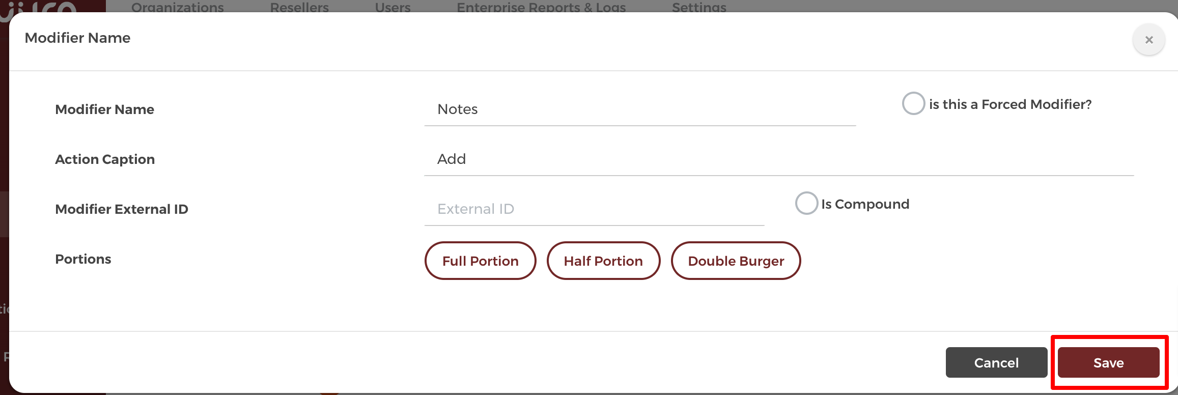 Enable free-text modifier – Moduurn Support