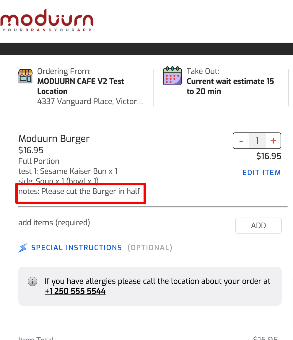 Enable free-text modifier – Moduurn Support
